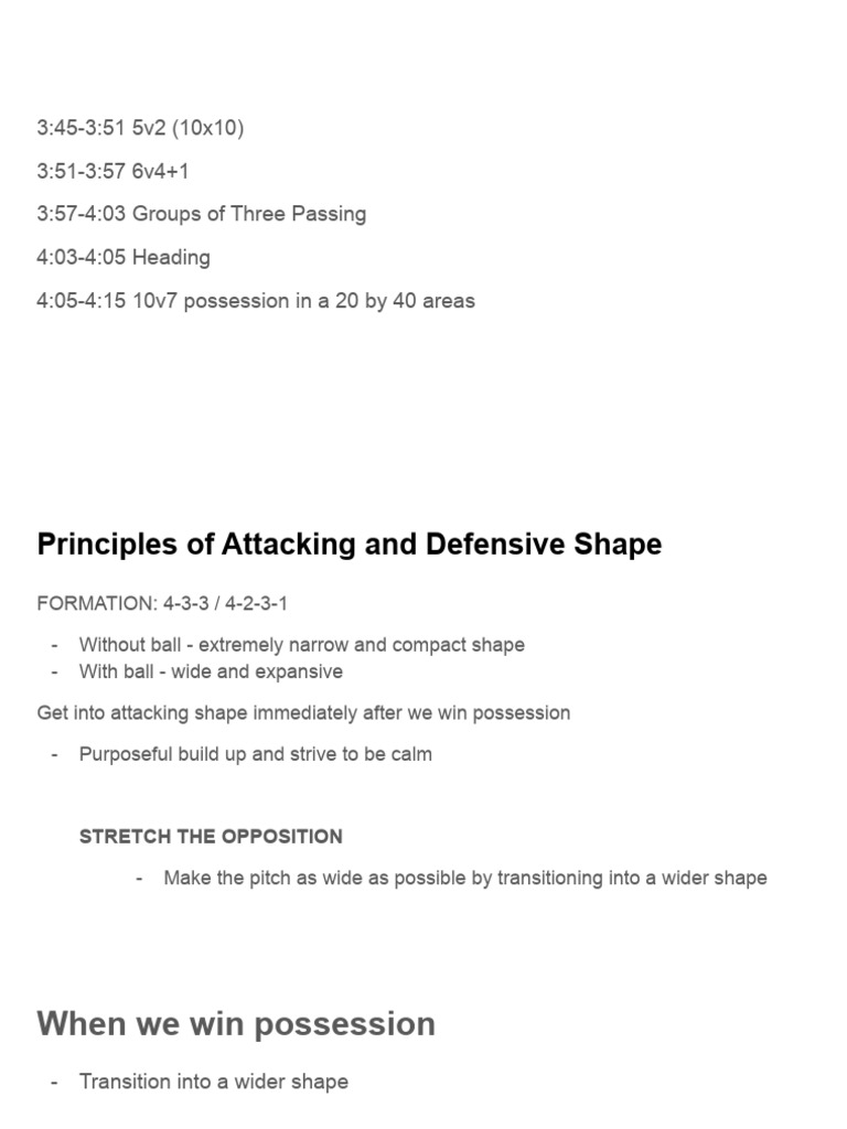 4-3-3 _ 4-2-3-1 Defensive and Attacking Plans - Google Slides | PDF ...