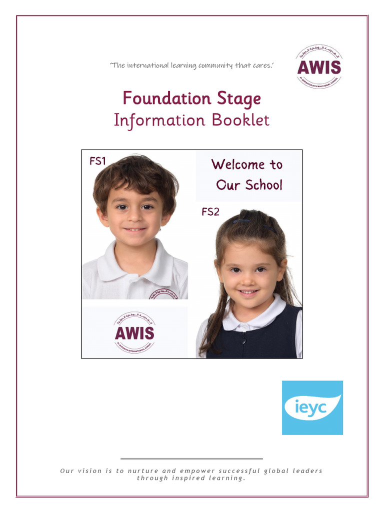 Foundation Stage Information Booklet | PDF | Fashion | Clothing