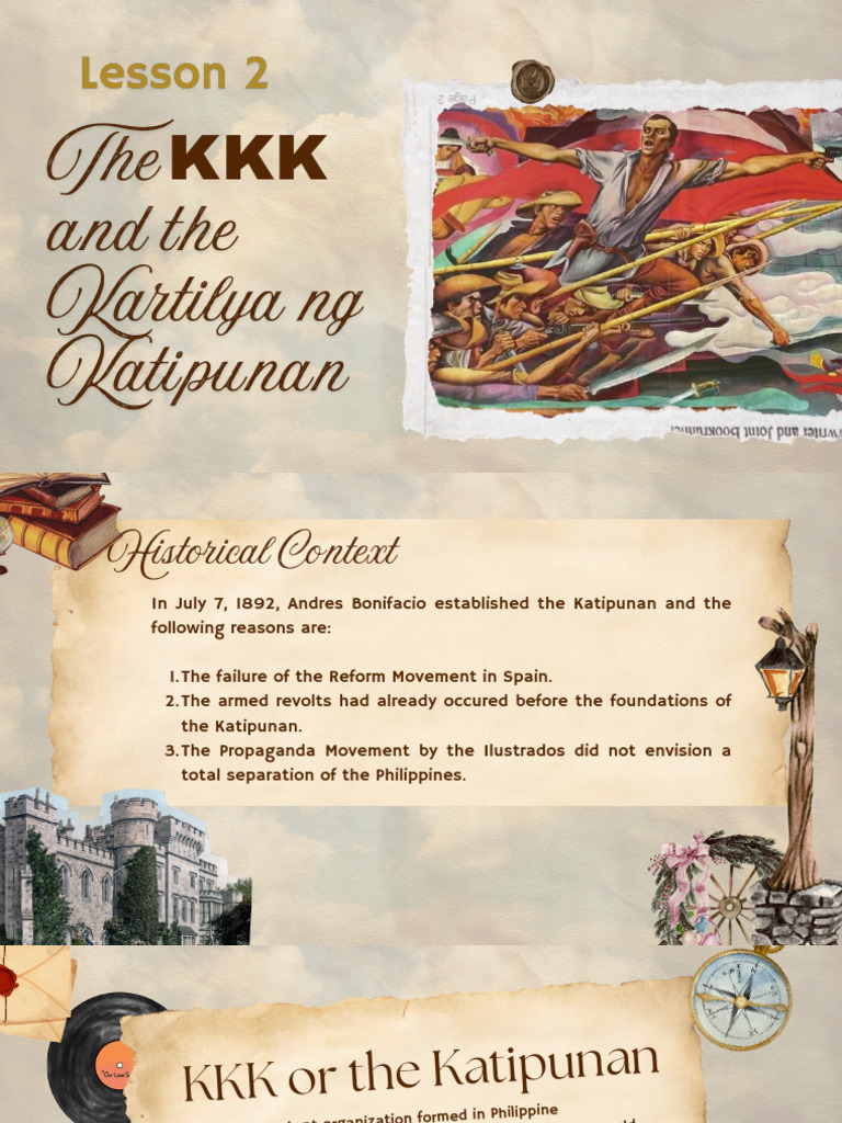 The KKK and The Kartilya NG Katipunan | PDF | Philippines | Spanish East Indies