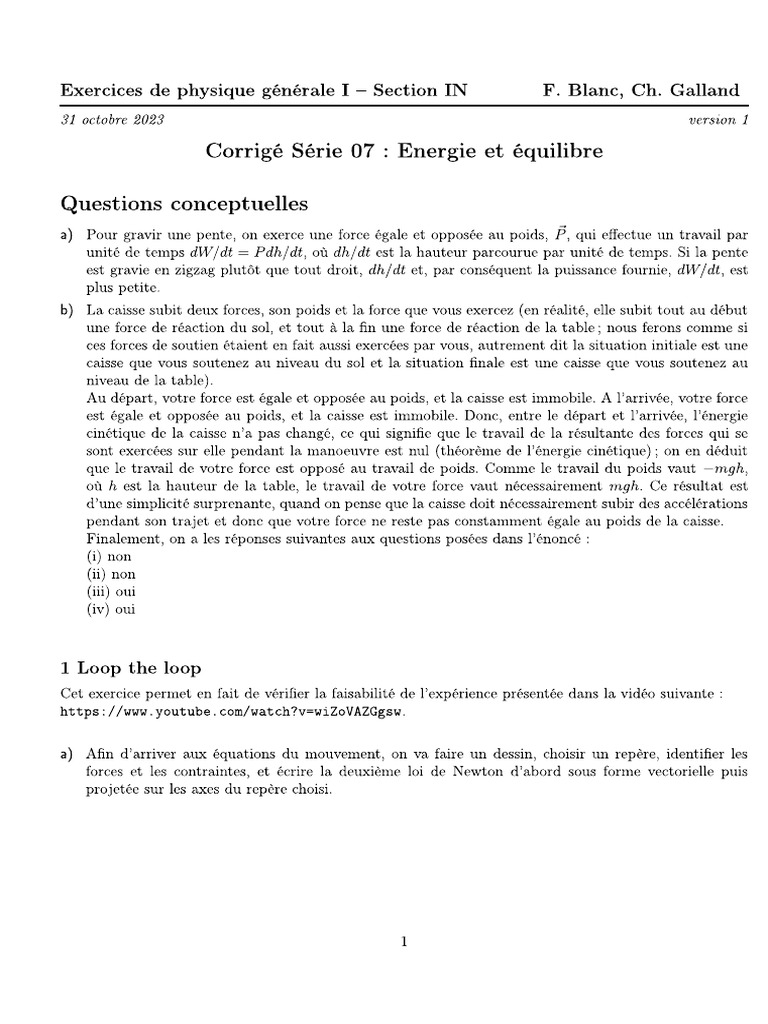 S É Rie 7 Correction | PDF