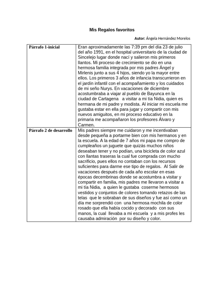 Texto Memoria Infancia | PDF