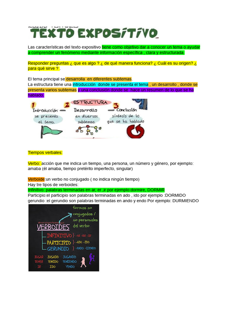 El Texto Expositivo | PDF
