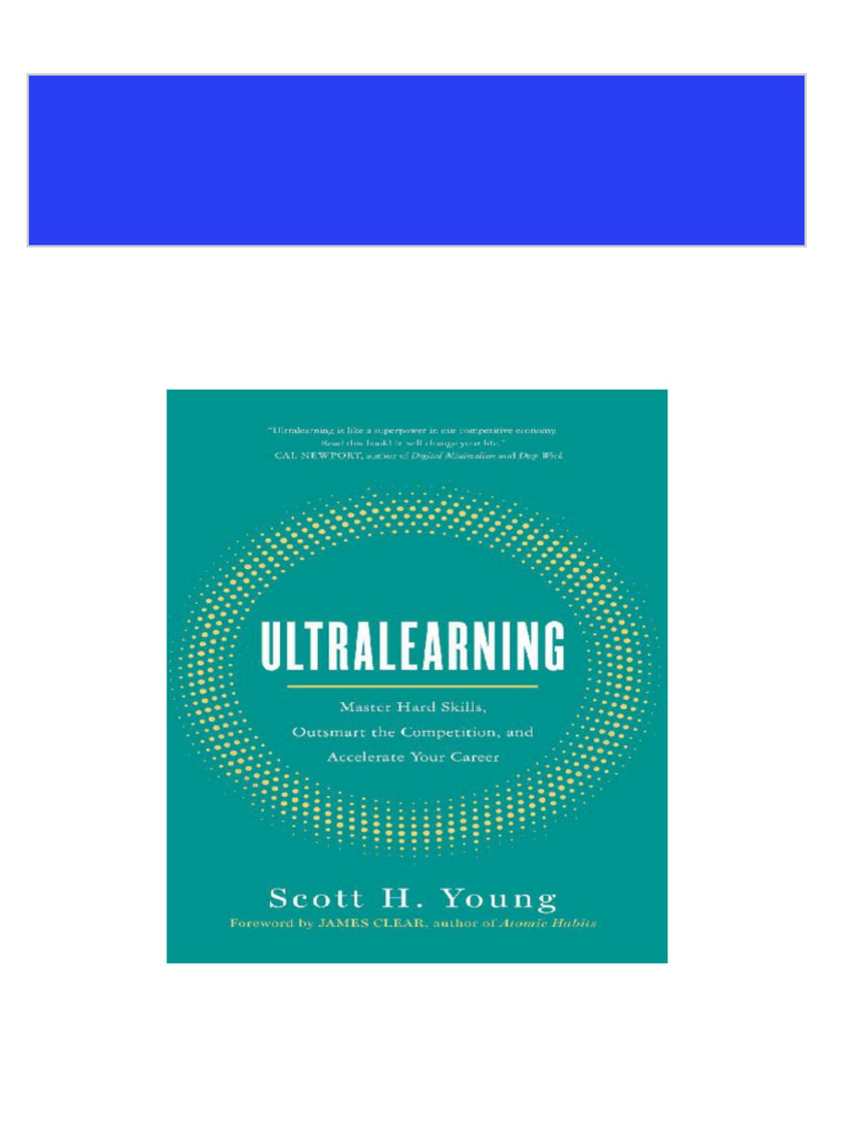 PDF Ultralearning Master Hard Skills Outsmart The Competition and ...