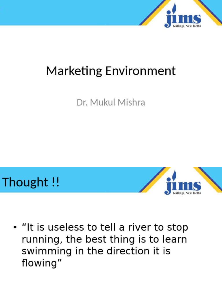 Unit 4 Marketing Environment | PDF | Marketing | Private Sector