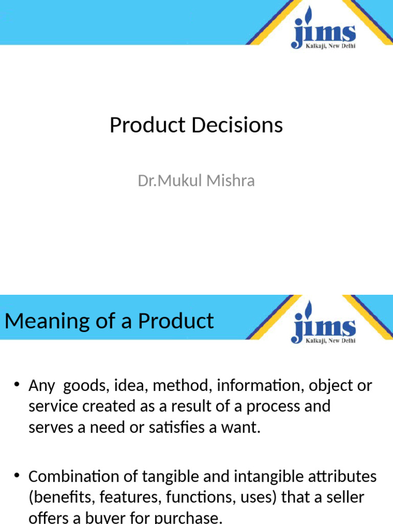 Unit 6 Product Decisions | PDF | Product (Business) | Marketing