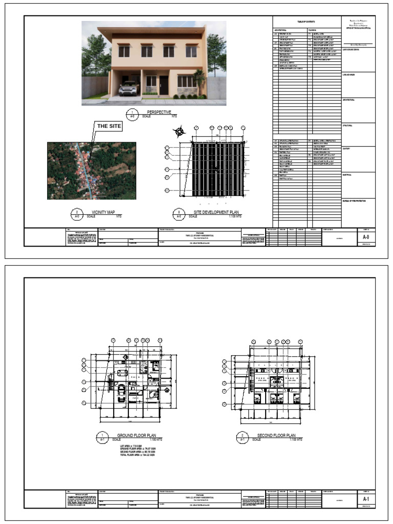 Ms. Alano (Building Permit Plan) | PDF | Civil Engineering | Buildings ...