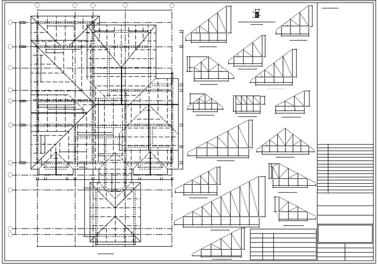 002 ROOF LAYOUT | PDF | Lumber | Structural Engineering