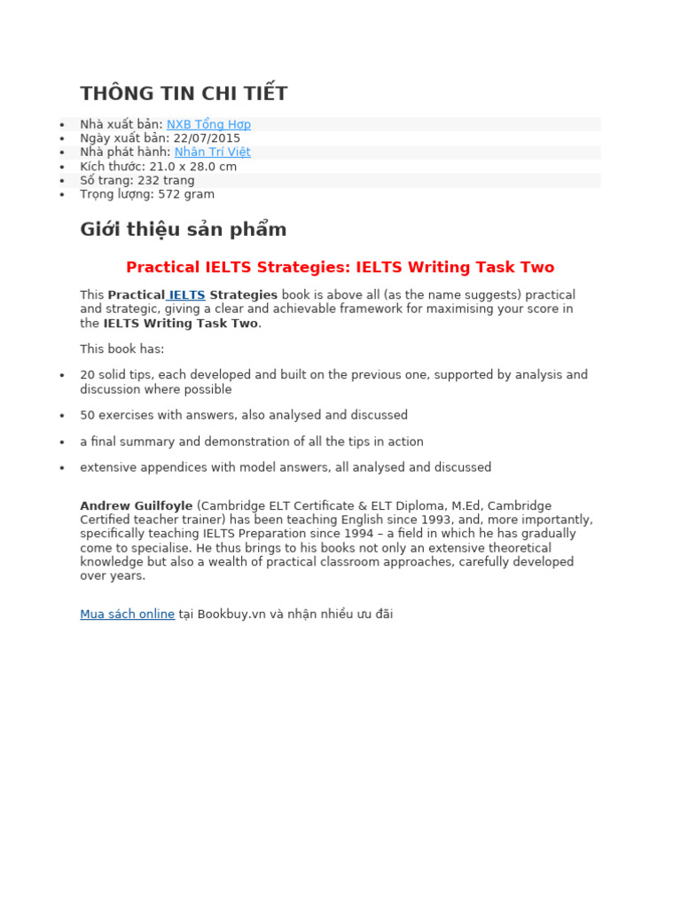 Practical IELTS Writing Strategies Guide | PDF | Language Arts ...