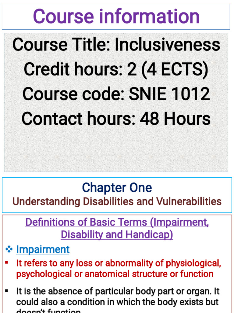Understanding Disabilities | PDF | Inclusion (Education) | Disability