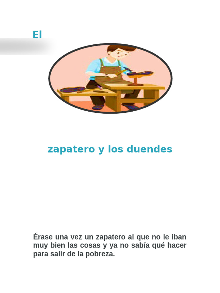 El zapatero y los duendes mágicos | PDF | Zapato