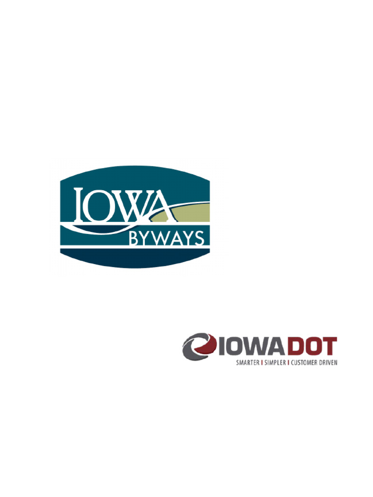 Iowa Byways Signage Policy: Revised November 2017 | PDF | Road ...