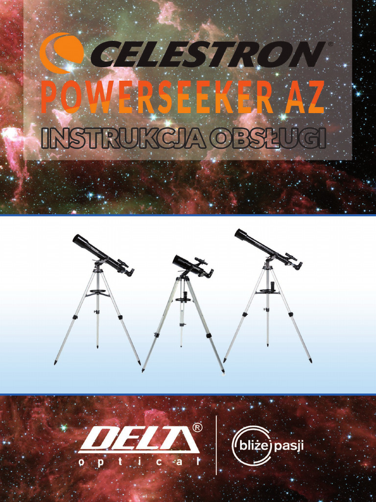 Instrukcja Obslugi Celestron Powerseeker 50az Czarny | PDF