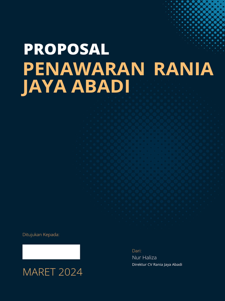 Proposal Penawaran Rania Jaya Abadi | PDF