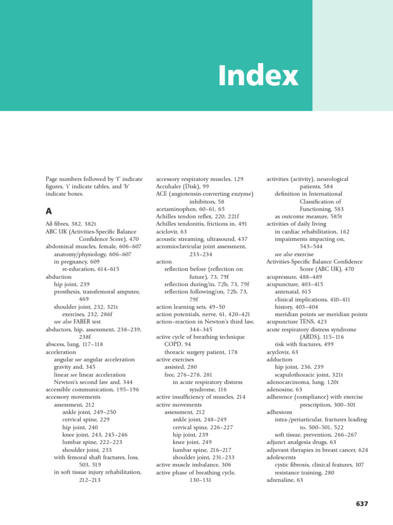 Indexmain | PDF | Physical Therapy | Chronic Obstructive Pulmonary Disease