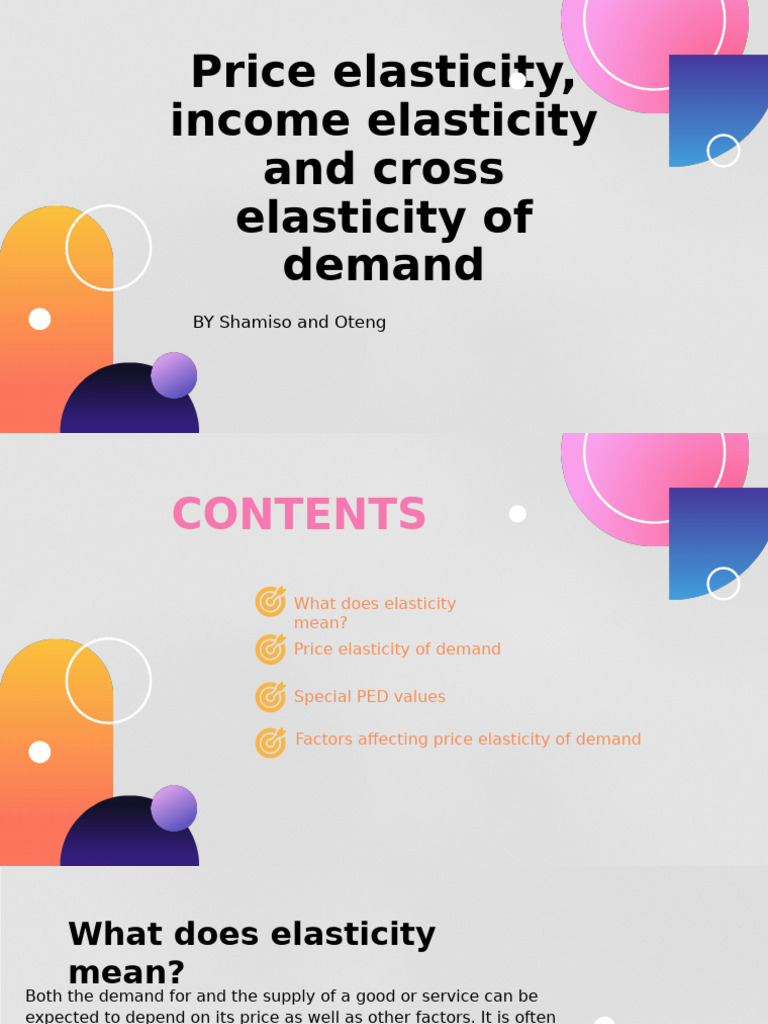 Price elasticity | PDF | Demand | Elasticity (Economics)
