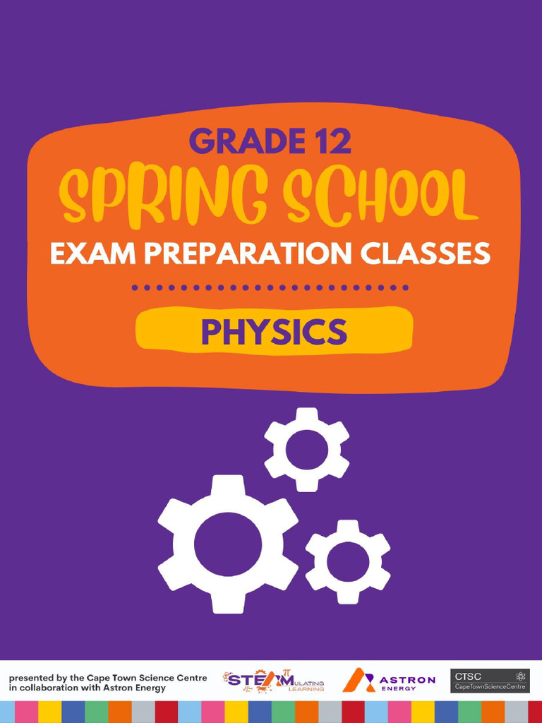 Astron Energy Spring Schools Physics 2024 PDF | PDF | Force ...