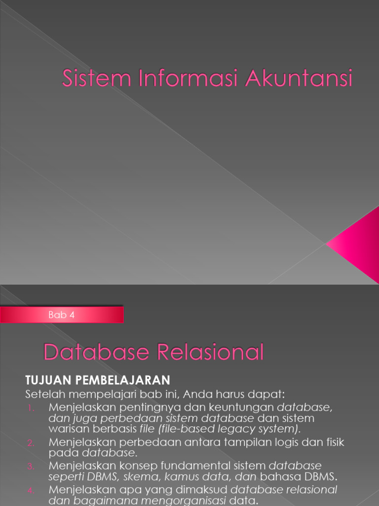 SIA E13 - Romney - Bab 04 Database Relasional | PDF