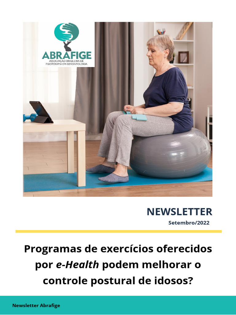 Programas de Exercícios Oferecidos Por E-Health Podem Melhorar o ...