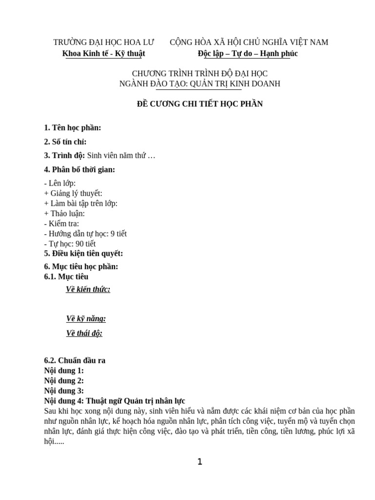 de cuong nhập môn QTKD - nội dung 4-thúy | PDF