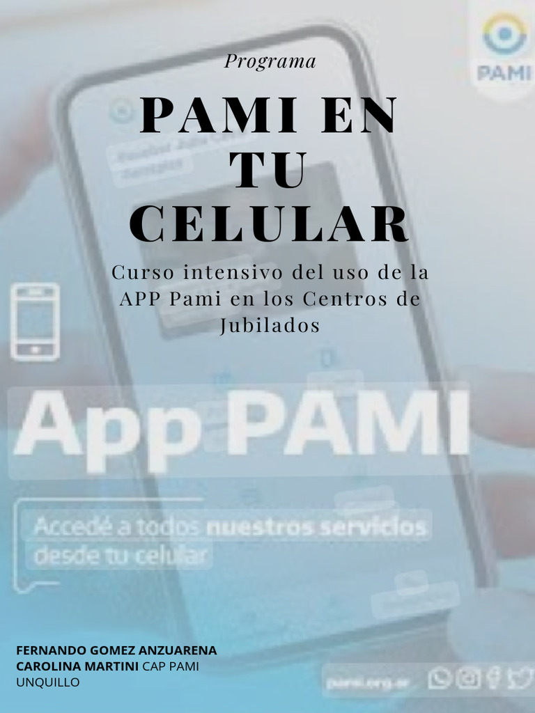 Programa "Pami en Tu Celular" (5) - 2 PDF | PDF