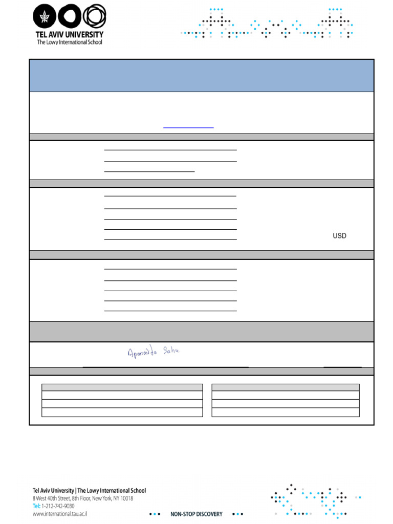 Student Request Form 1 | PDF | Wire Transfer | Banks