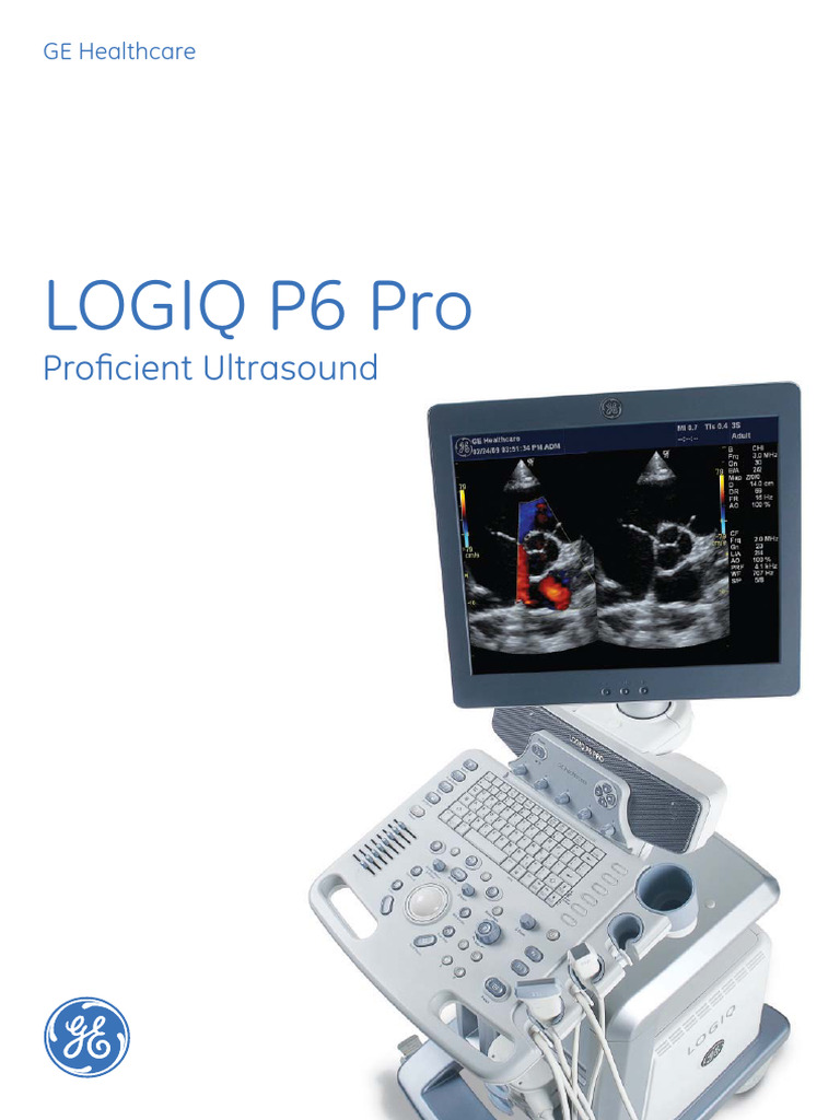 Ge Logiq p6 Pro Color Doppler Machine | PDF | Medical Ultrasound | Medical Diagnosis