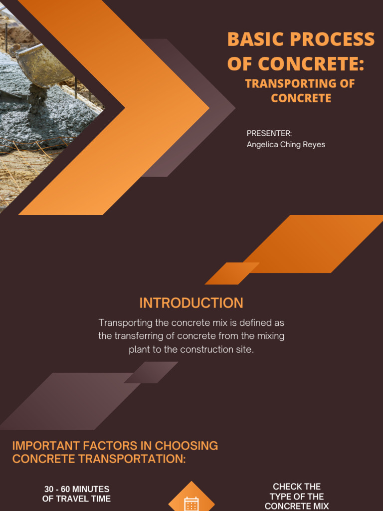 Transporting Of Concrete Pdf