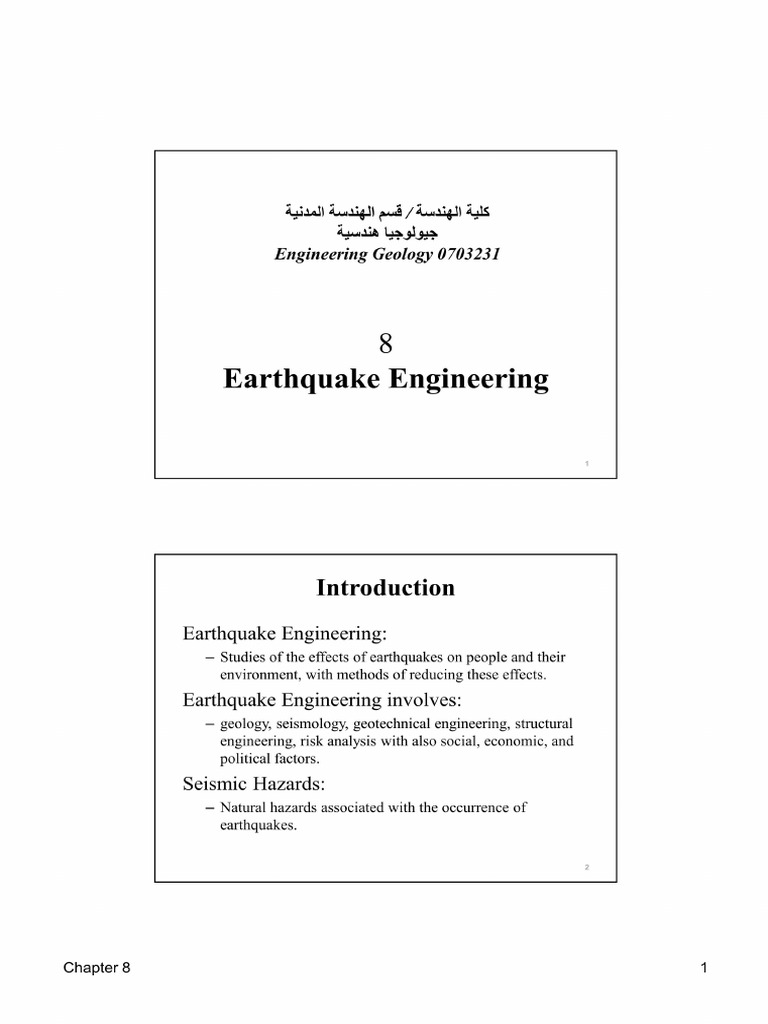 8-Earthquake Engineering | PDF