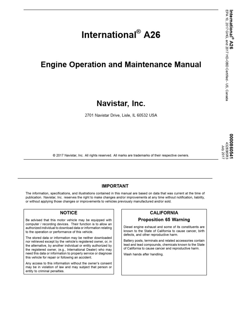 A26 Engine Operation | PDF | Business | Computers