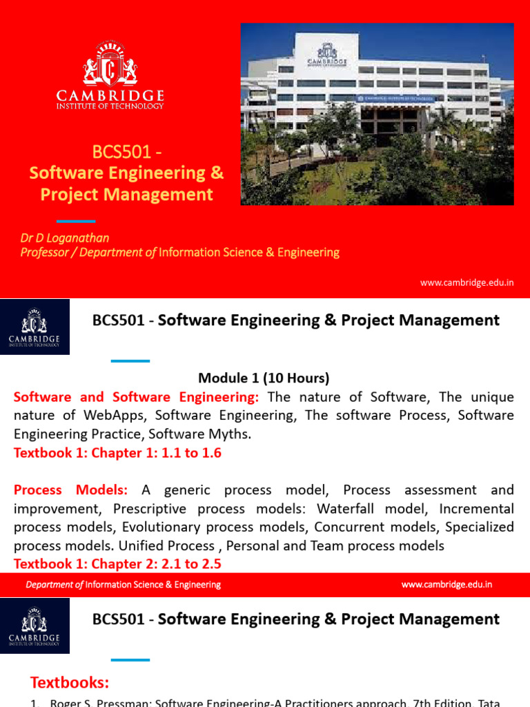 SEPM Module 1 - Part 1 and 2 | PDF | Software | Information