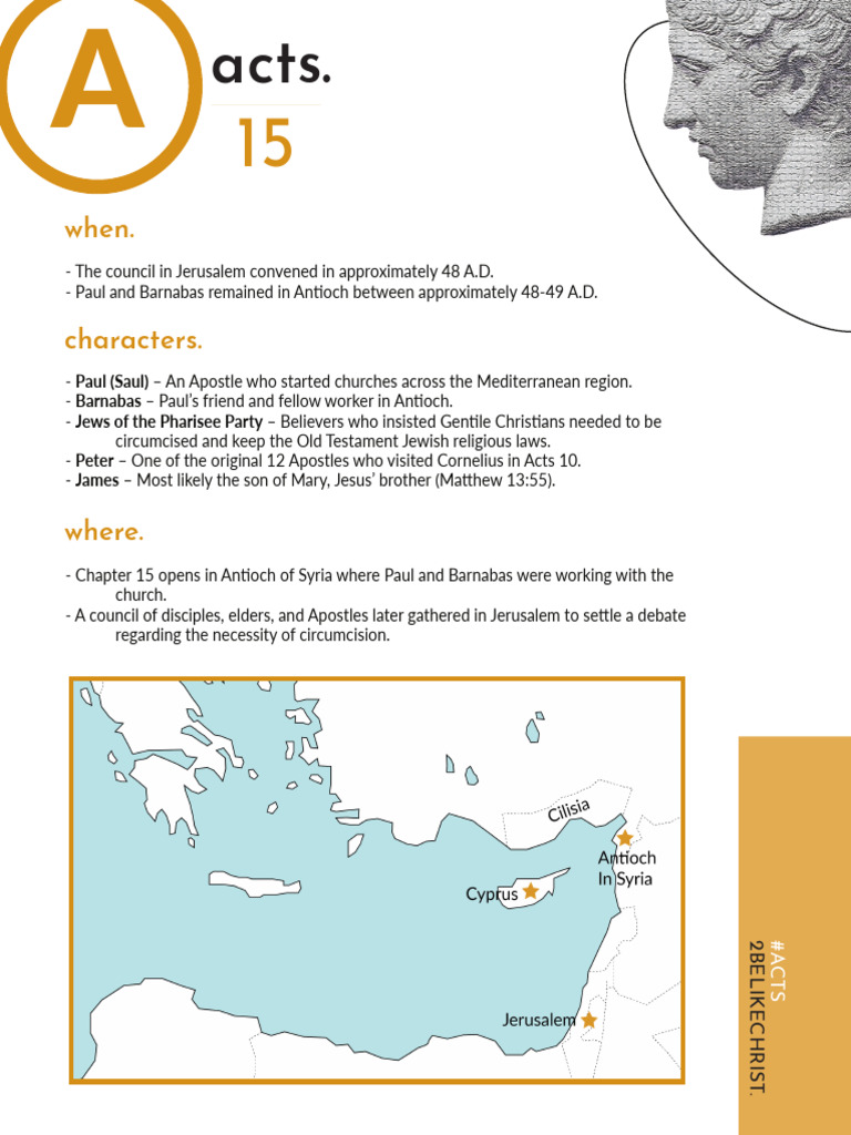 Acts 15 Summary in 5 Minutes | PDF | Paul The Apostle | Barnabas