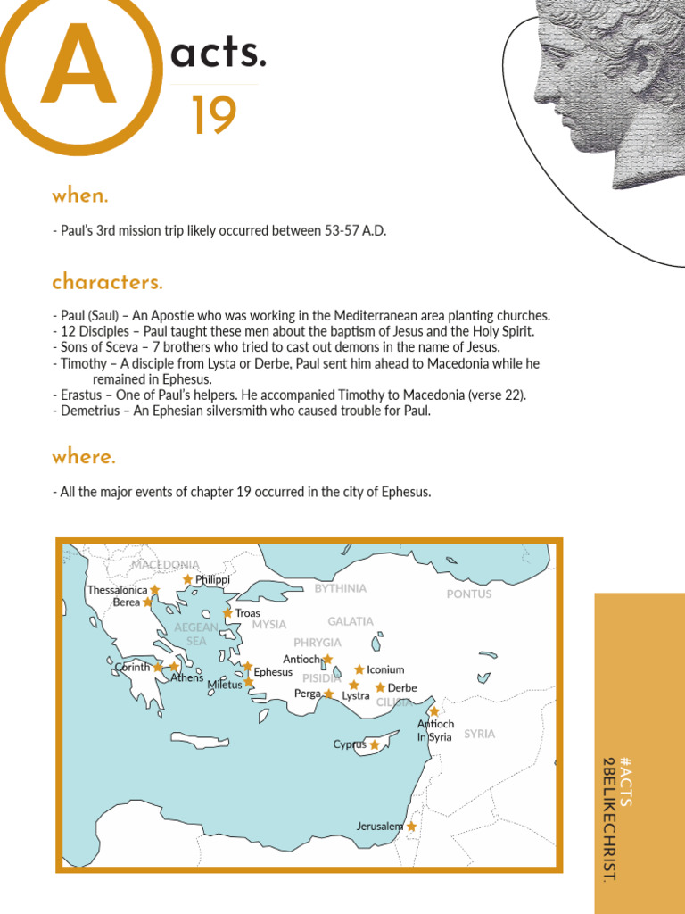 Acts 19 Summary in 5 Minutes | PDF | Paul The Apostle | Saint Timothy