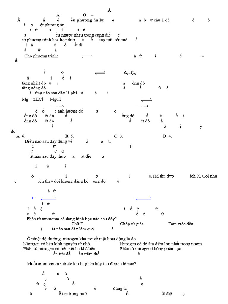 ÔN TẬP HÓA 11 | PDF