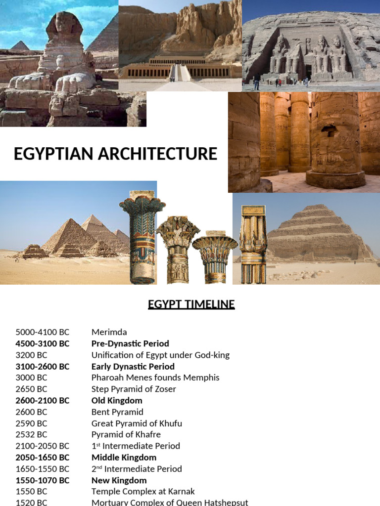 2) Ancient Egyptian Architecture | PDF | Egyptian Pyramids | Ancient Egypt