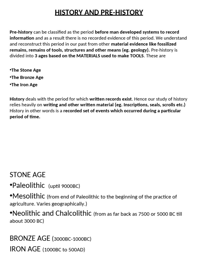 1) Prehistory and An Introduction To The Geography of Egypt and The ...