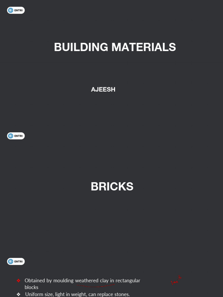 IEO BCE Live 3 Bricks 16-10-24 | PDF | Brick | Clay