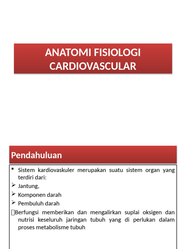Naya Akbid Unbrah 10 Anatomi Fisiologi Cardiovascular | PDF