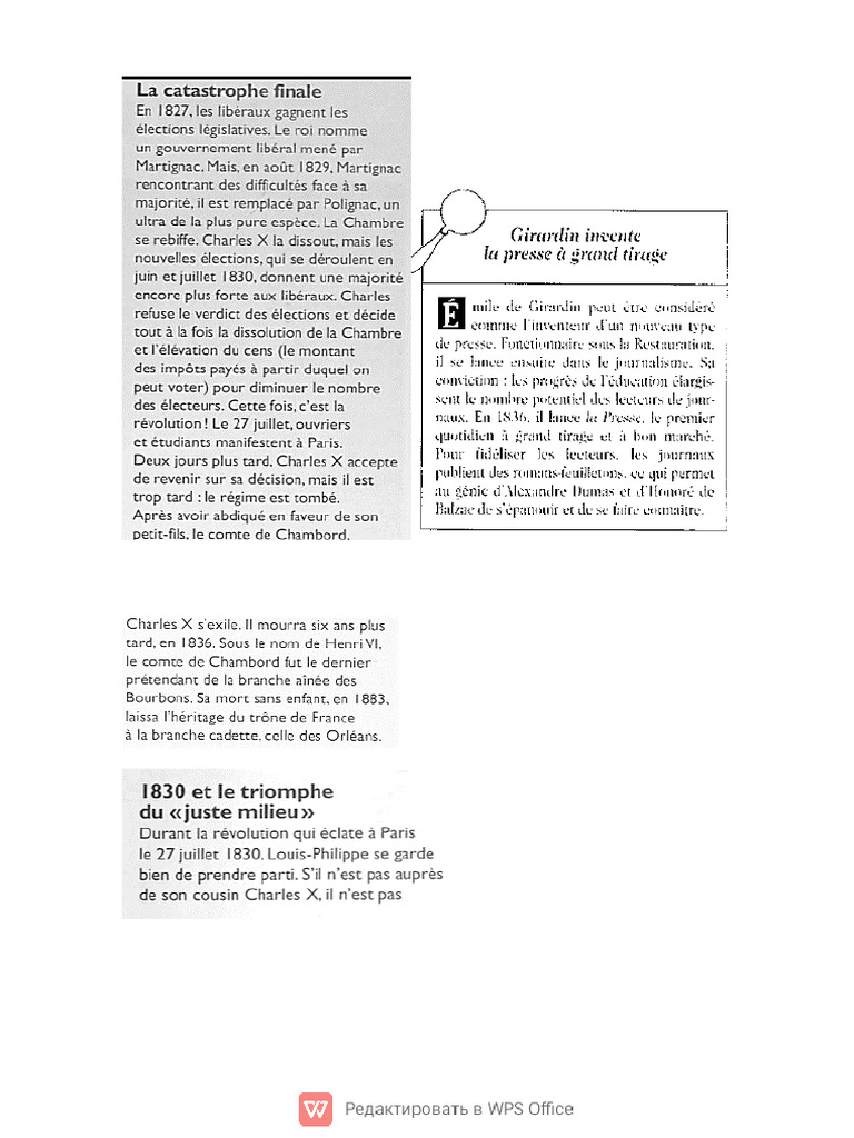 Charles X, Louis Philippe | PDF