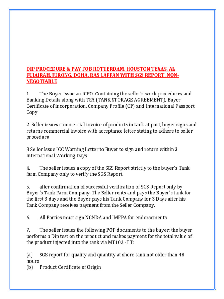 Procedure Diesel | PDF | Receipt | Invoice