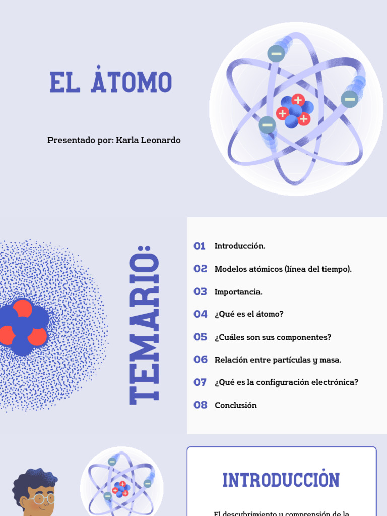Estructura y Componentes del Átomo | PDF | Átomos | Núcleo atómico