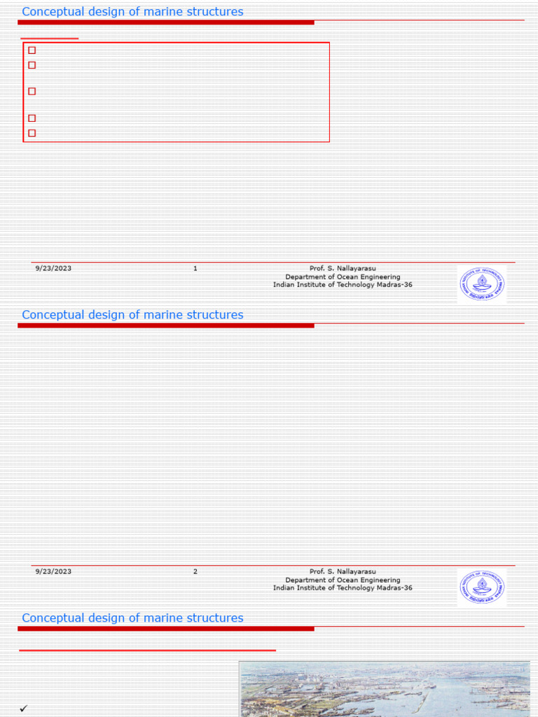 Module 3-Ports and Harbours 1 | PDF | Coast | Port