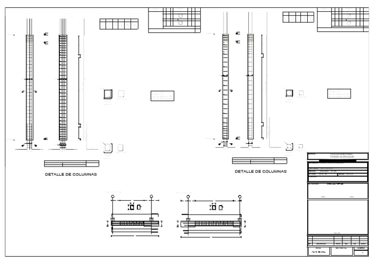 Plano Estructural004 | PDF | Ingeniería de Edificación | Arquitectura