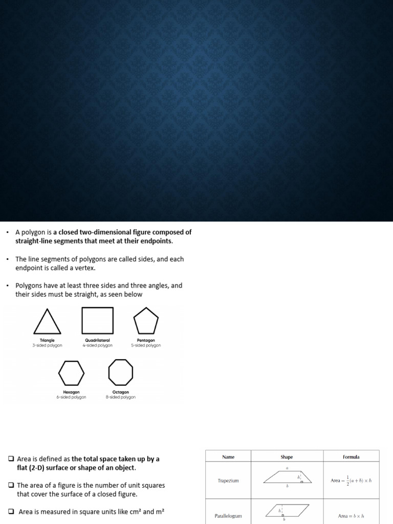 Measurement | PDF | Area | Rectangle