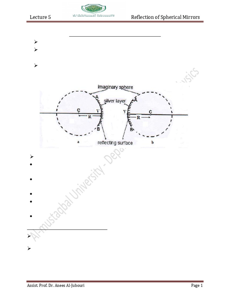 MUCLecture 2023 10176648 | PDF | Mirror | Euclidean Geometry