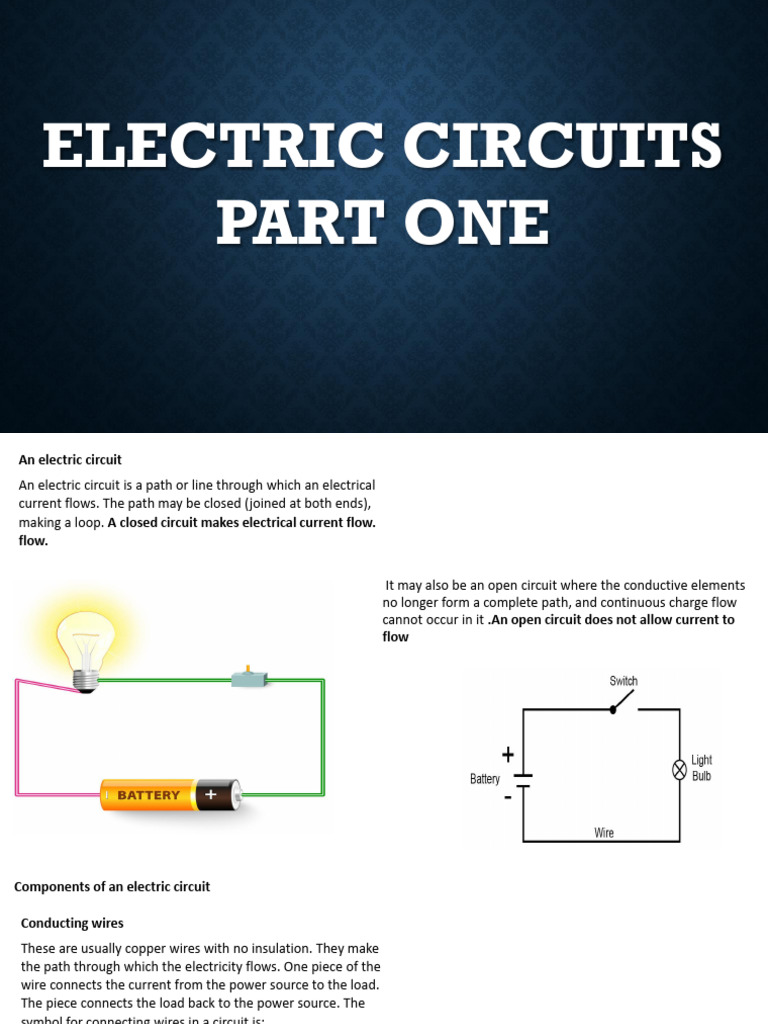 Electric Circuits Part 1-3-1 | PDF | Electrical Resistance And Conductance | Voltage