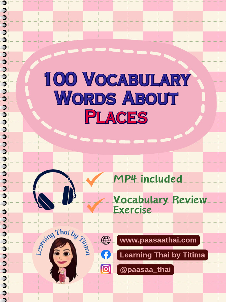 100 Vocabulary About Places | PDF