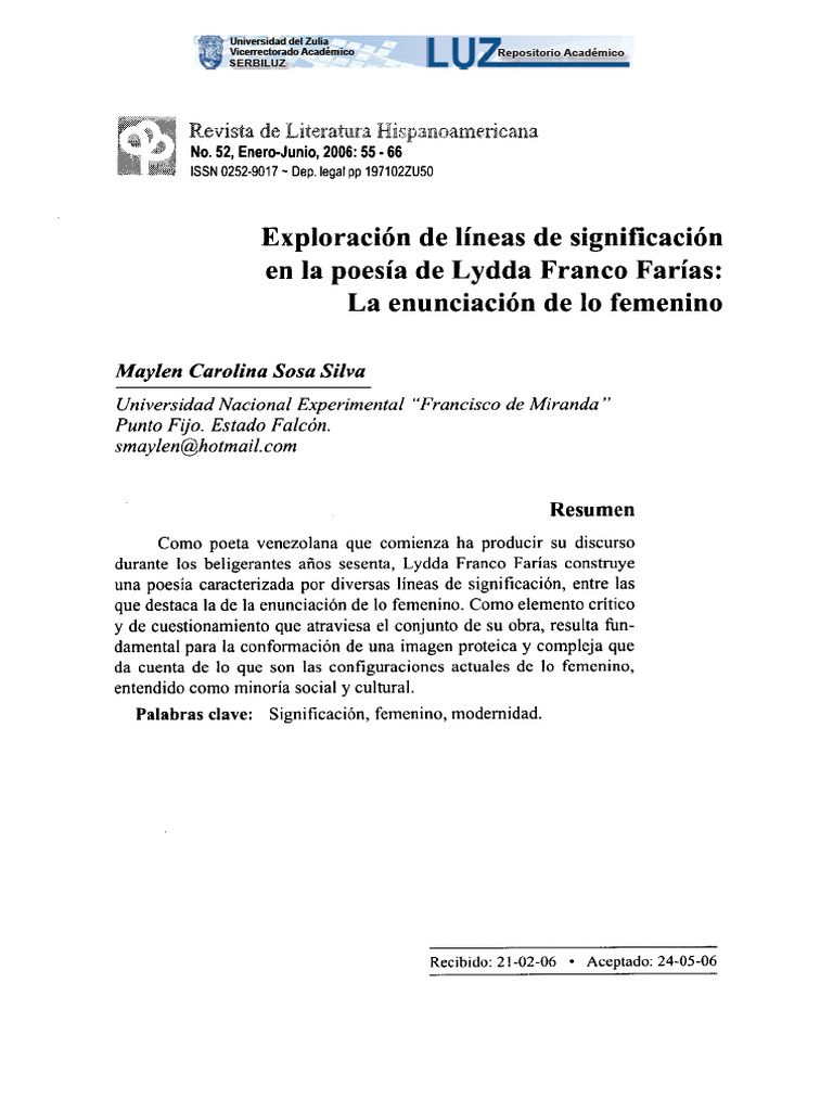 Lydda Franco Farías - Ensayo2 | PDF | Poesía