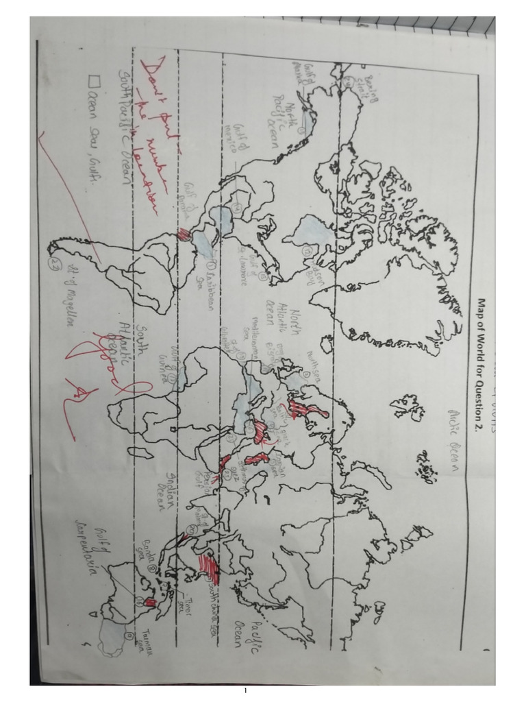 Map Work of Class9 | PDF