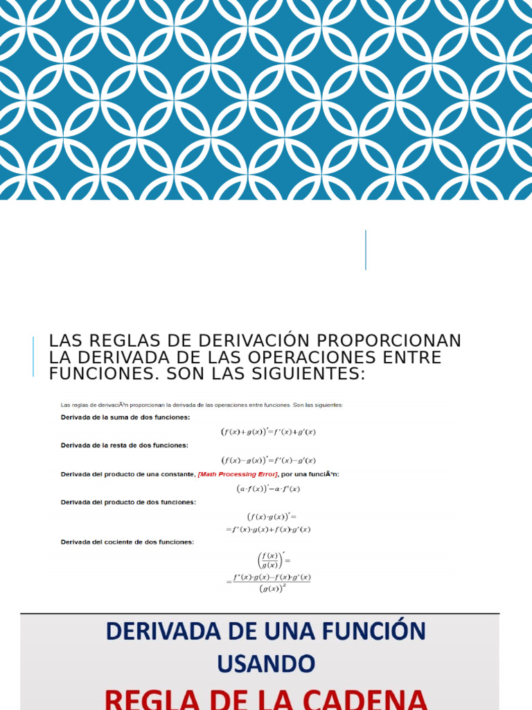regla de la cadena | PDF