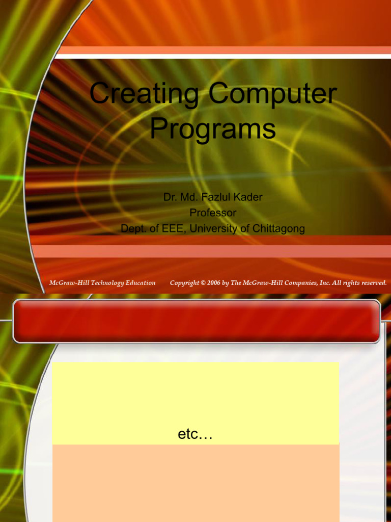 A.programmingFundamental | PDF | Programming | Computer Program